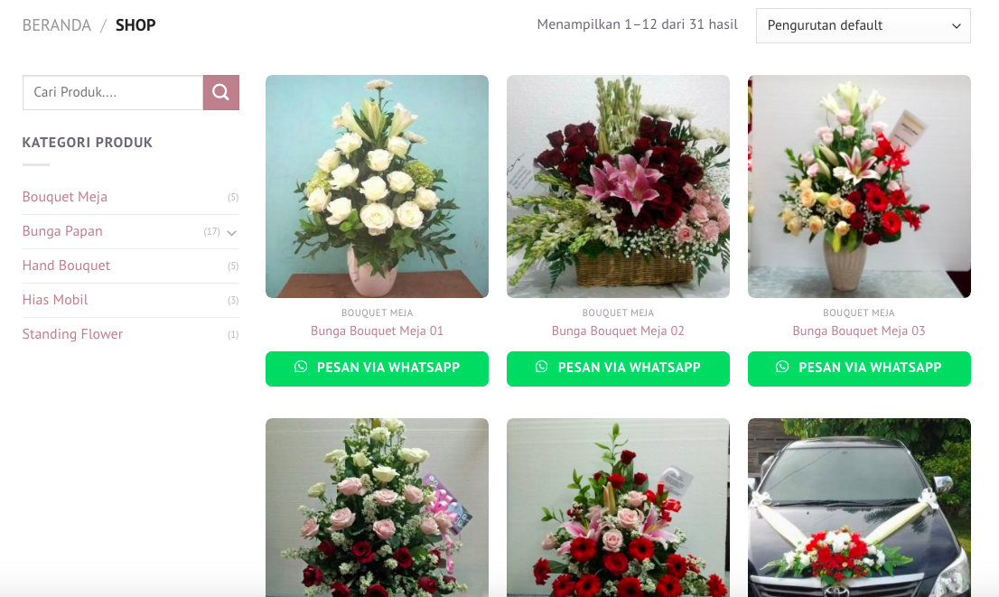 Cara Pemesanan – Toko Bunga Bandung, Florist Bandung